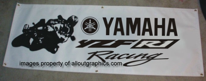 All Out Graphics Yamaha Race Banners